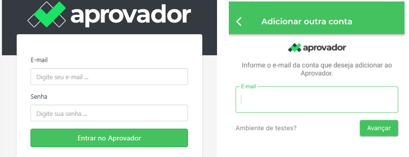 Como começar a utilizar o Aprovador – Aprovador